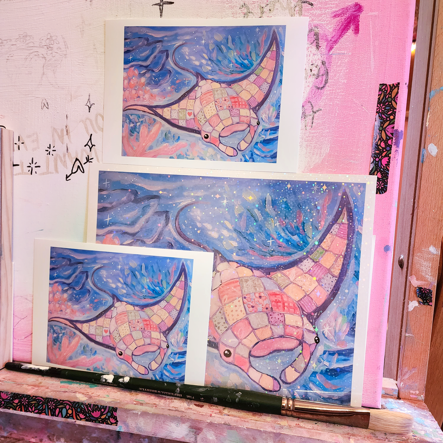 Blanket Ray Prints! – Shelby DeGarmo Art