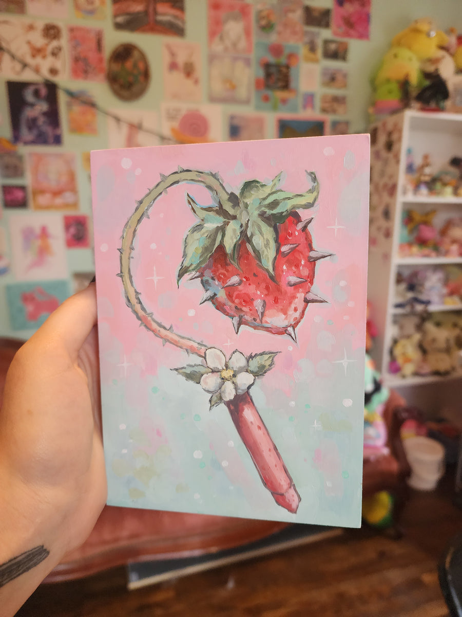 Strawberry Mace Original Painting! – Shelby DeGarmo Art
