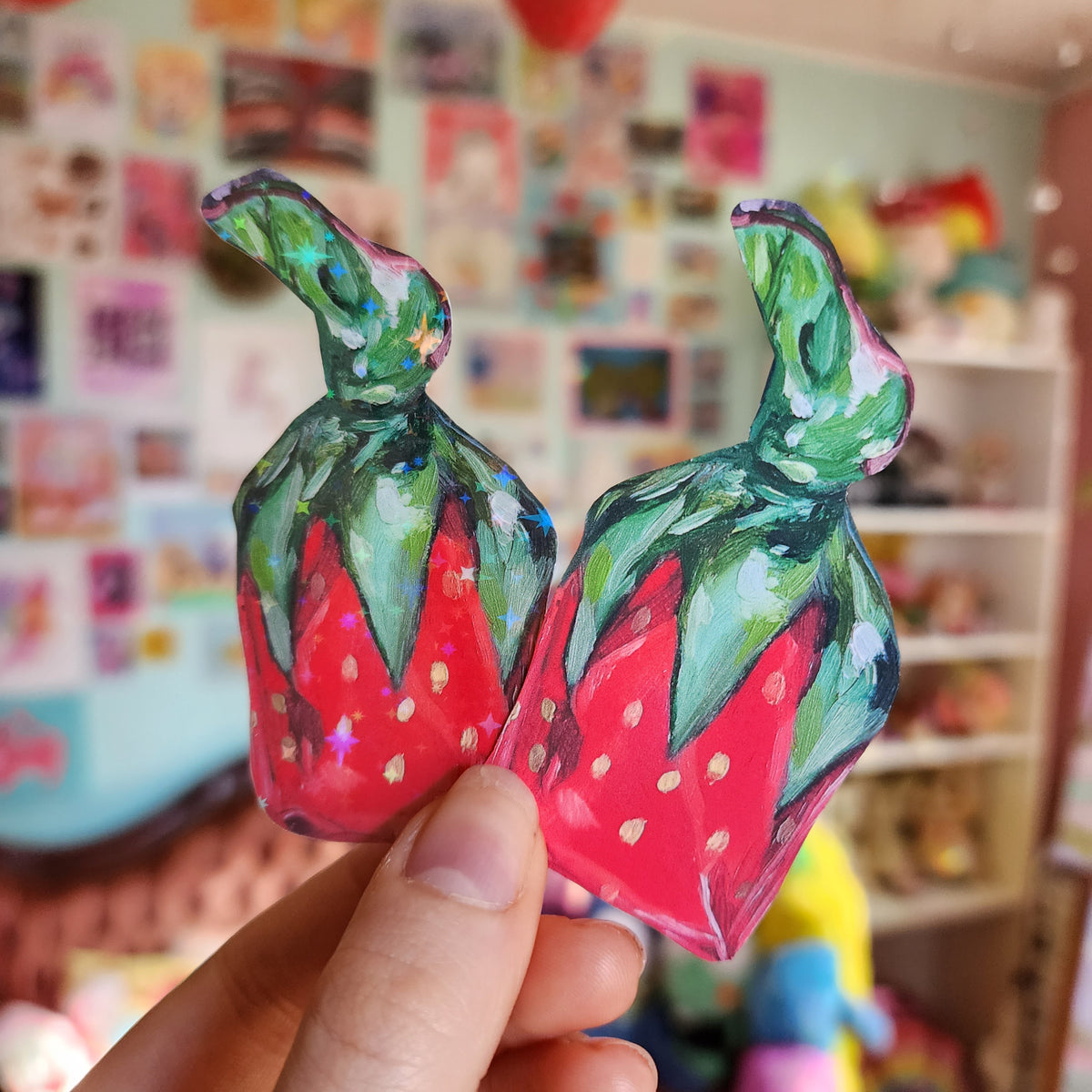 Strawbie Candy Stickers – Shelby DeGarmo Art